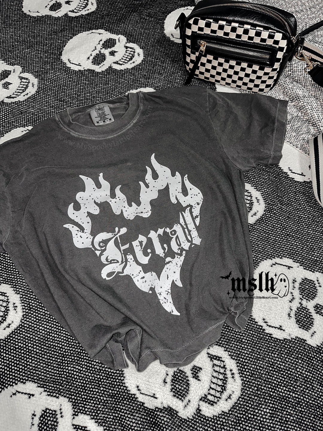 Stay Feral, Feral Shirt, Alternative Shirt, Nearly Feral, Cropped Goth ...