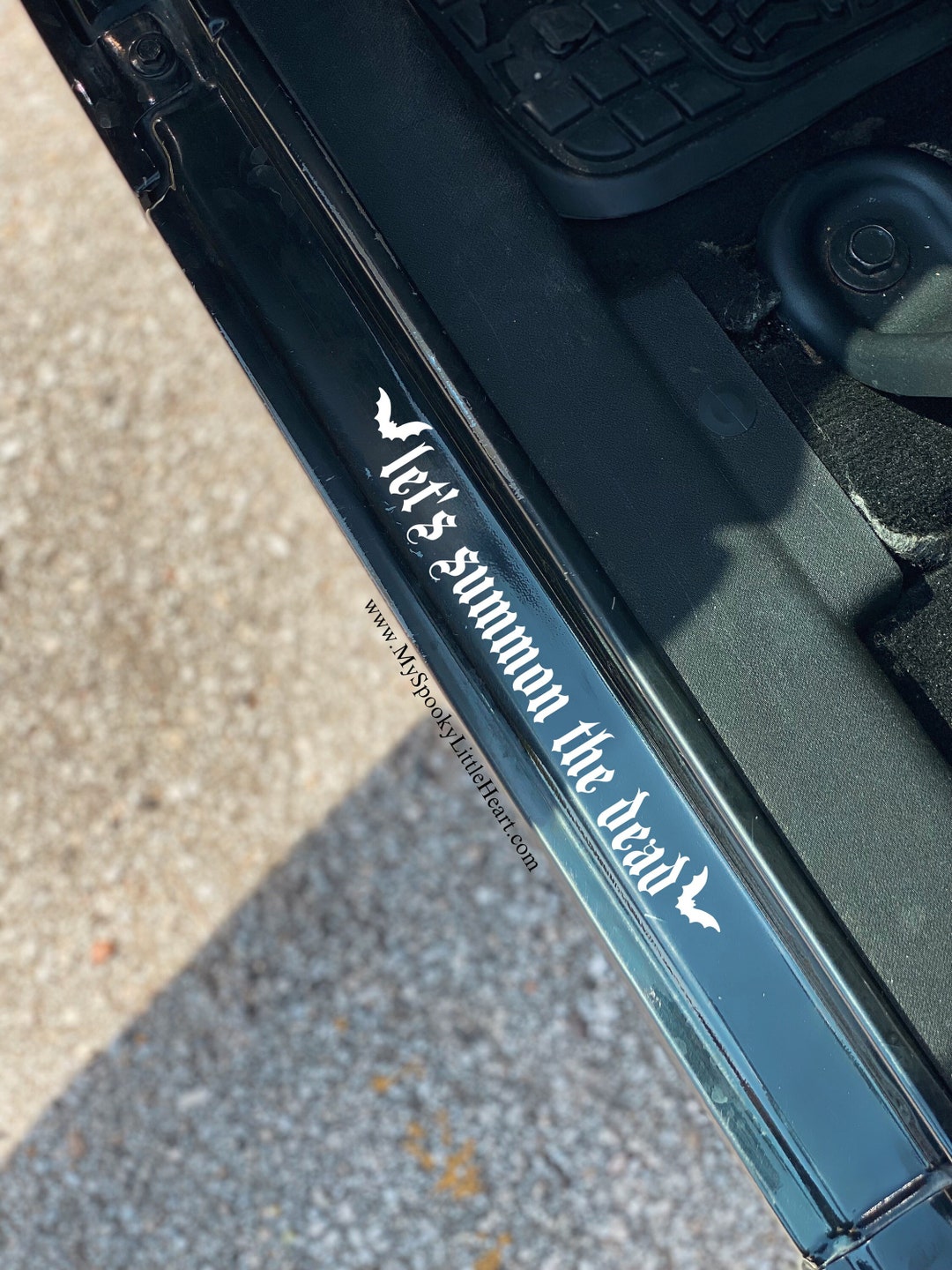 Lets Summon the Dead, Car Decal, Goth Decal, Summoning Demons, Spooky ...