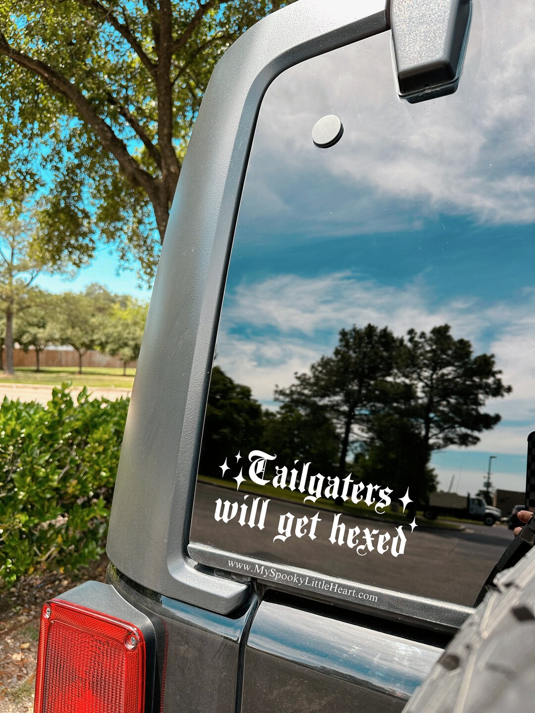 Tailgaters Will Get Hexed, Car Decal, Do You Follow Satan This Closely ...