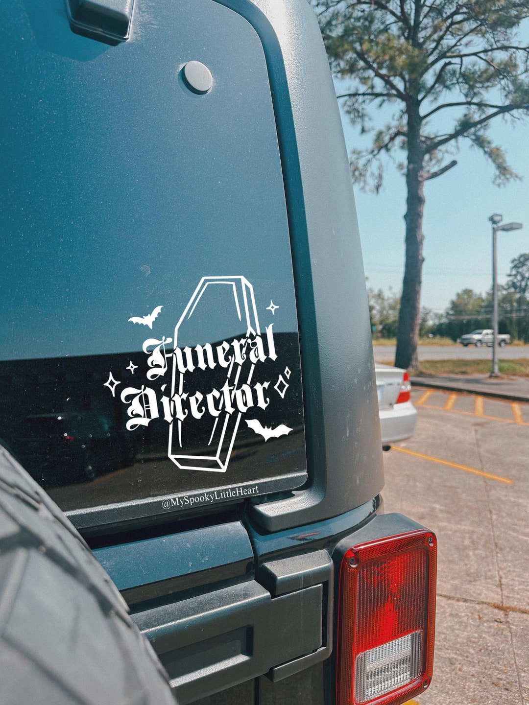Funeral Director Decal, Live Laugh Lobotomy Decal, Dark Humor, Car ...