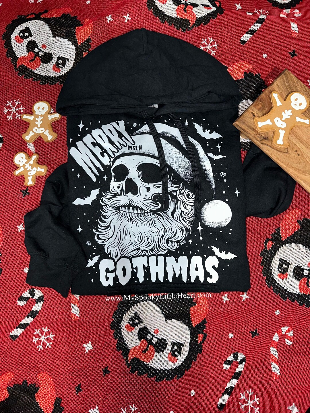 Merry Gothmas Sweathsirt, Spooky Christmas, Creepy Christmas, Goth ...