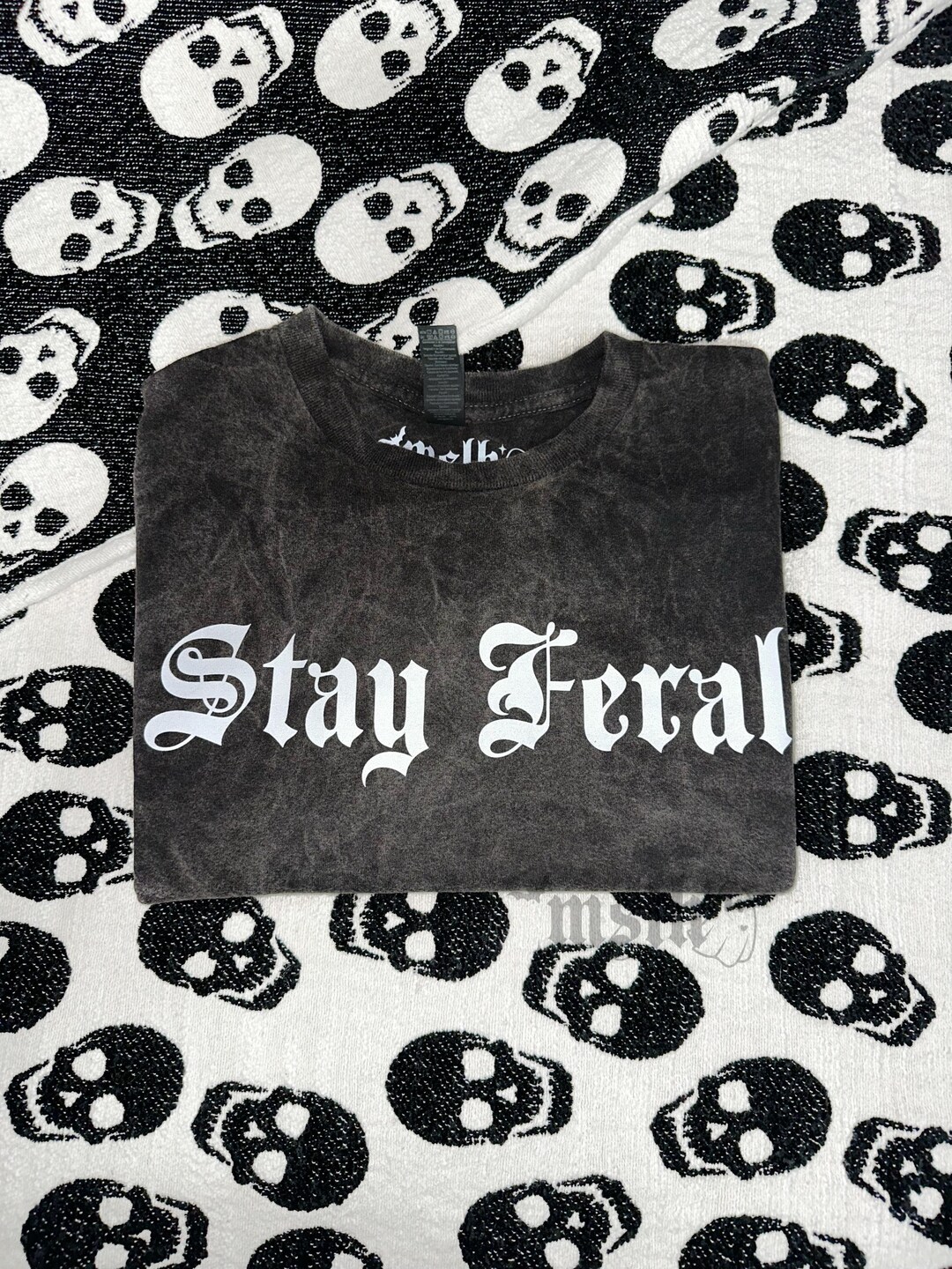 Stay Feral, Feral Shirt, Alternative Shirt, Nearly Feral, Goth Shirt ...