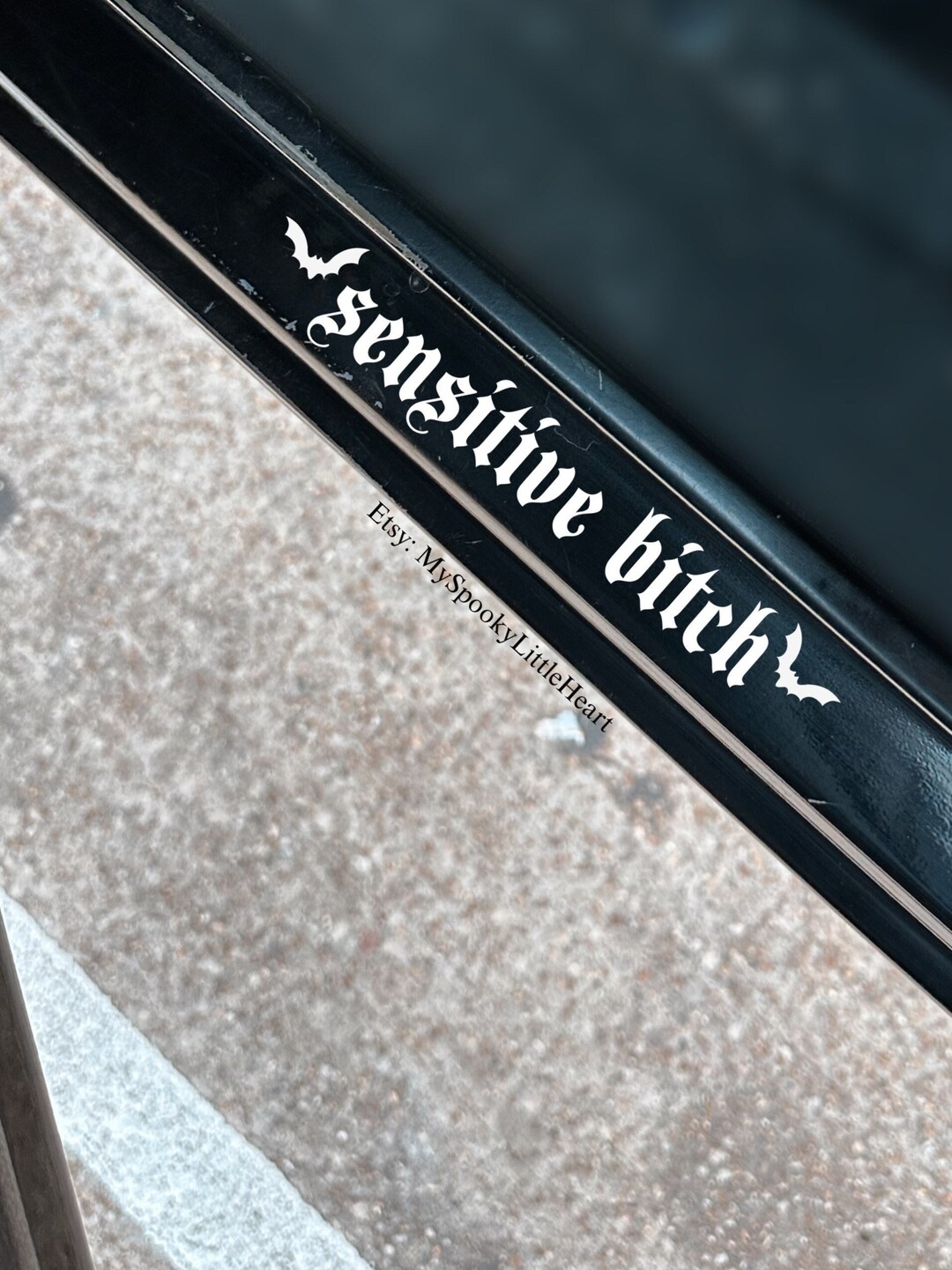 Sensitive Bitch Decal, Passenger Decal, Goth Decals, Spooky Decals ...
