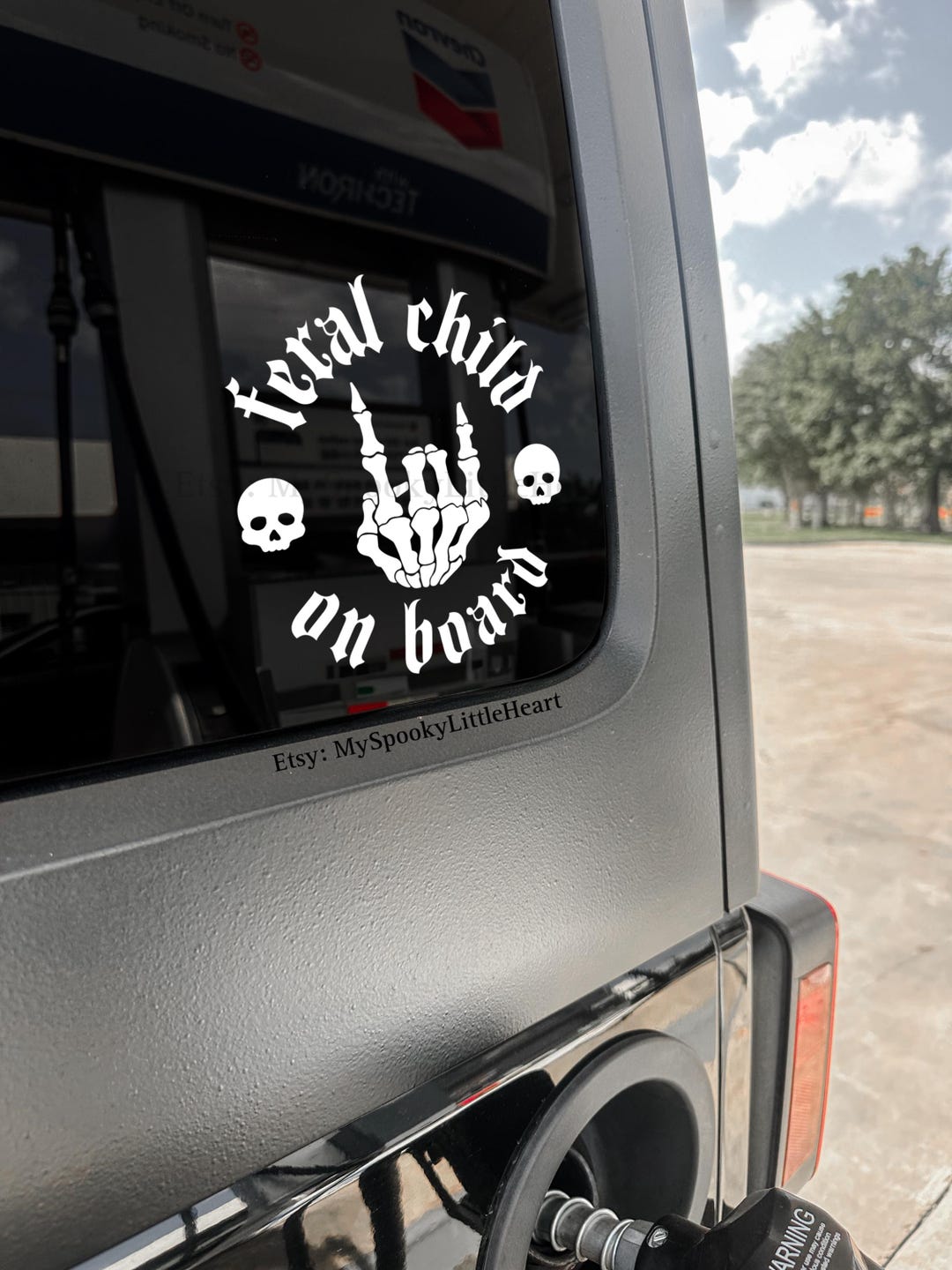 Feral Child on Board, Car Decal, Stay Feral, Feral Decal, Skeleton ...