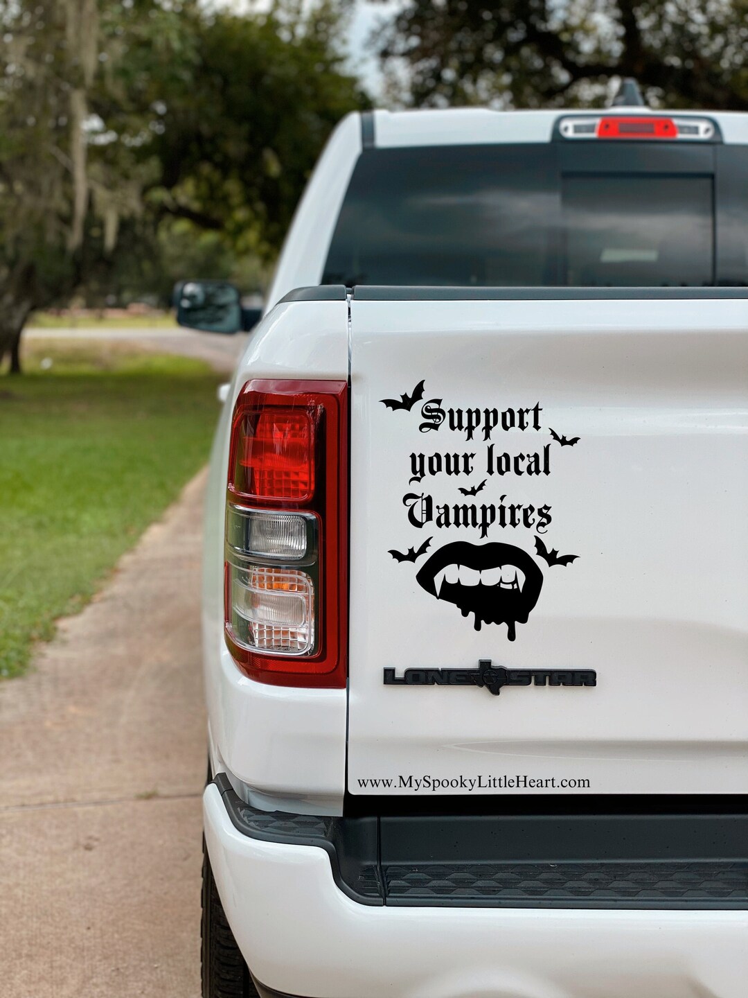 Support Your Local Vampires, Car Decal, Vampire Decal, Bats Decal ...