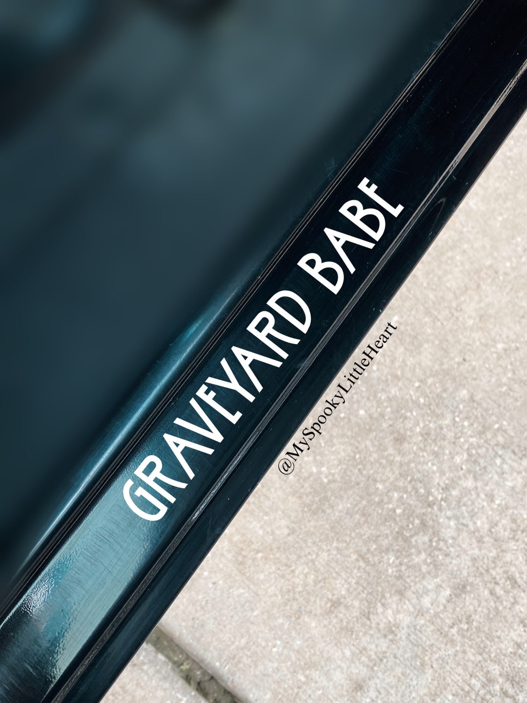 Graveyard Babe, Spooky Decals, Alternative Girl, Goth Decals, Spooky ...