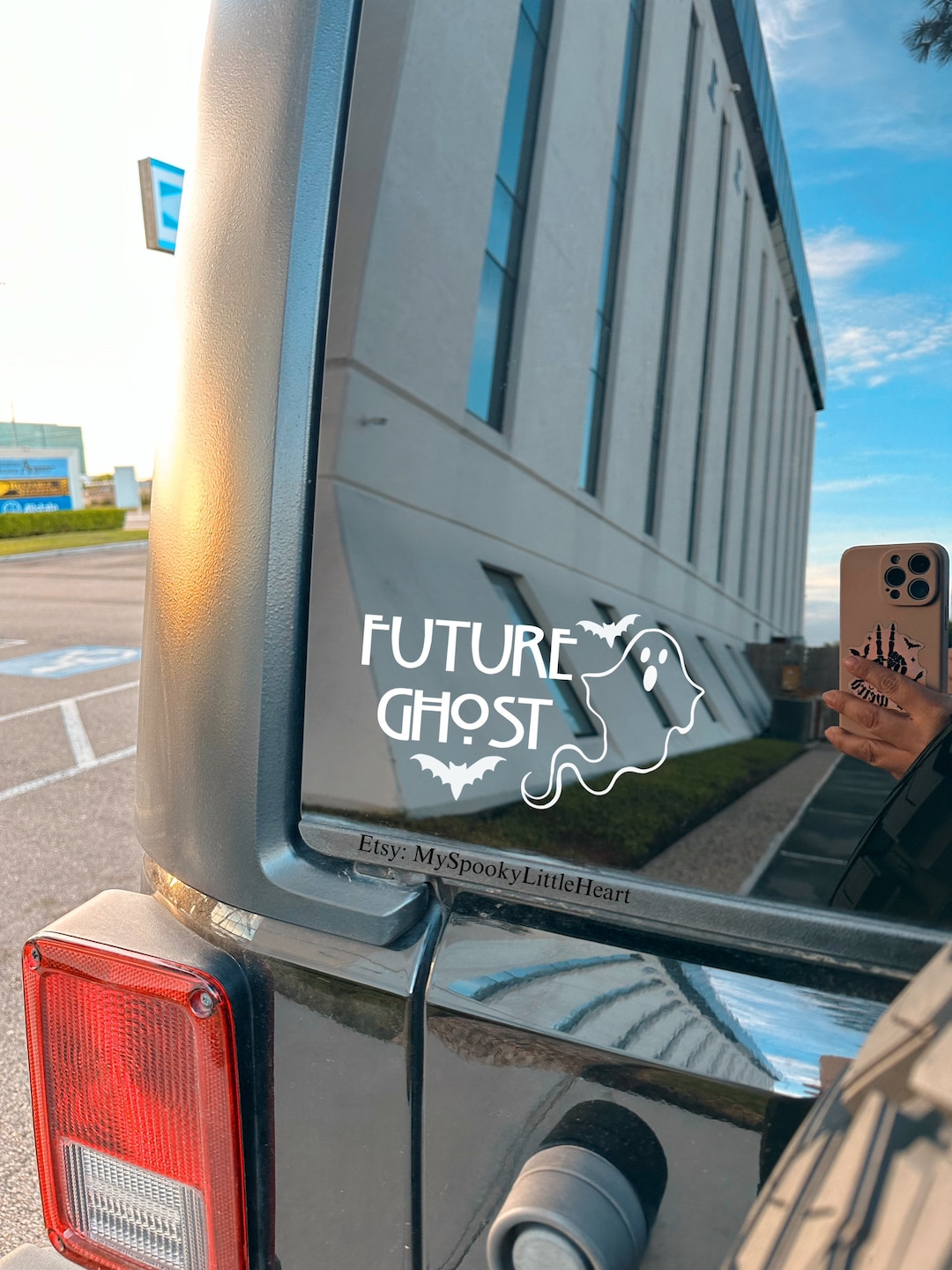 Future Ghost, Car Decal, Spooky Decals, Goth Decals, Spooky Car ...