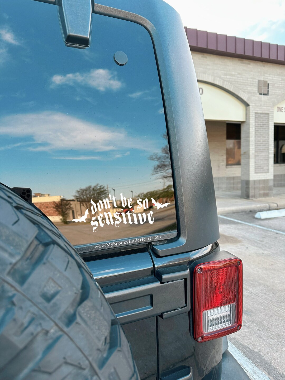Don't Be so Sensitive, Car Decal, Bumper Decal, Funny Bumper Sticker ...