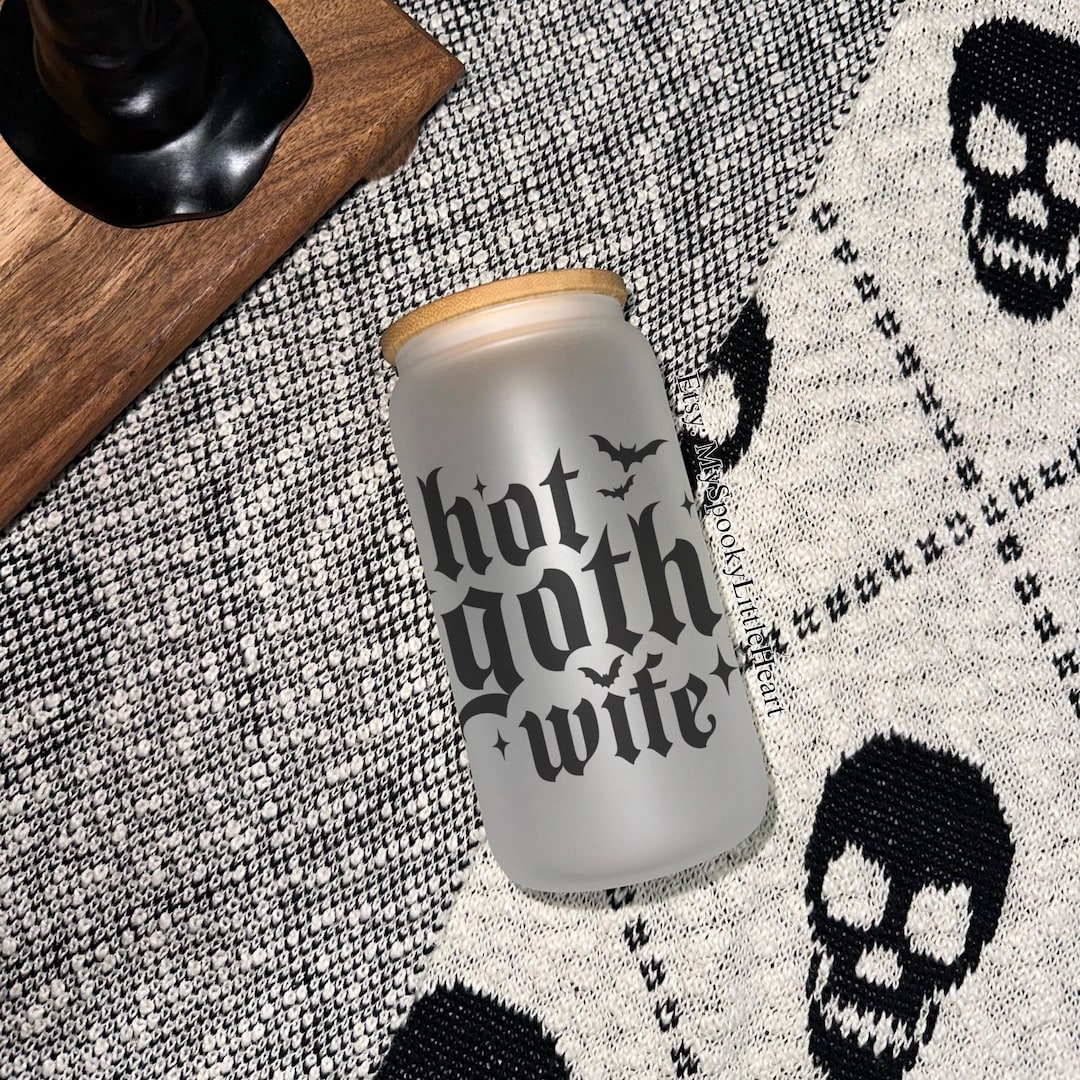 Hot Goth Wife Cup, Goth Wife Gift Gift for Newlywed, Gothic Wedding ...