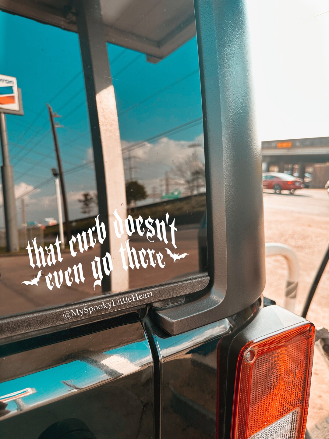 That Curb Doesn't Even Go There, Funny Curb Decal, Hitting Curbs, Curb ...