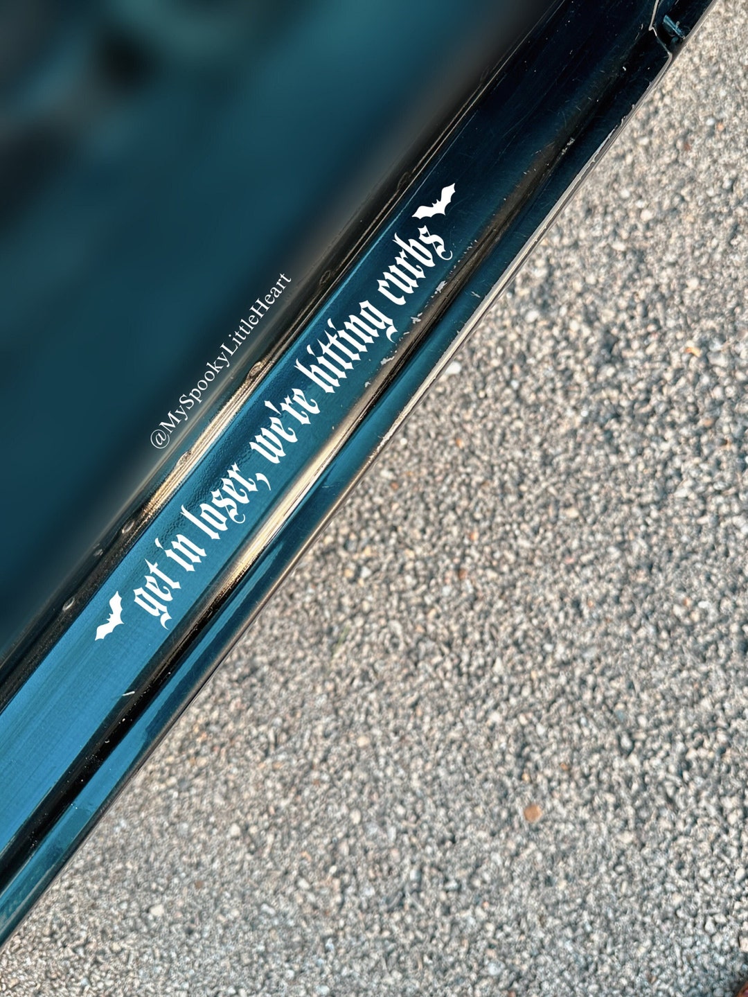 Get in Loser, We're Hitting Curbs, Funny Door Decals, Curb Decals ...