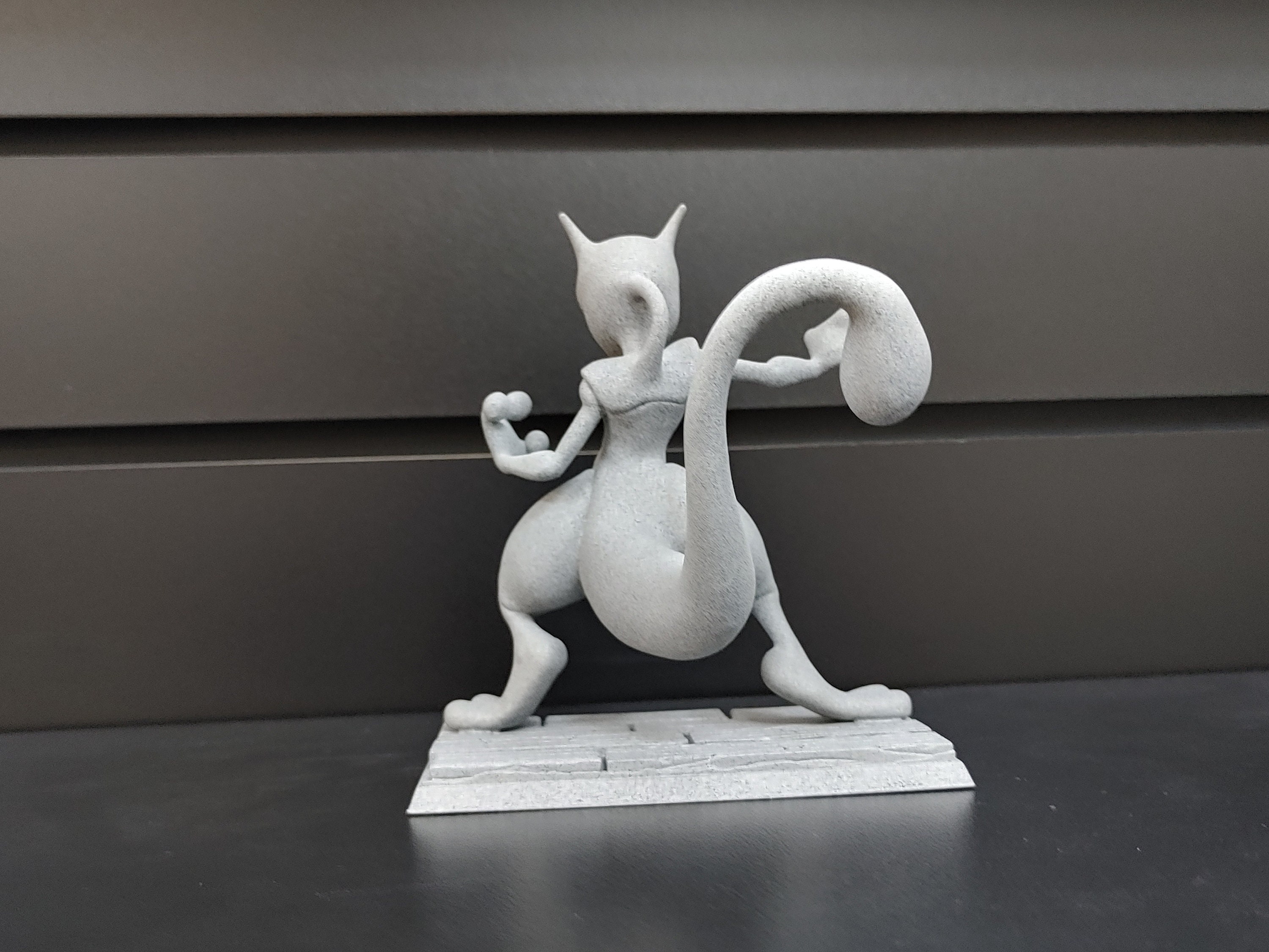 Sculpture Mewtwo Figurine -pokémon Figure - Etsy