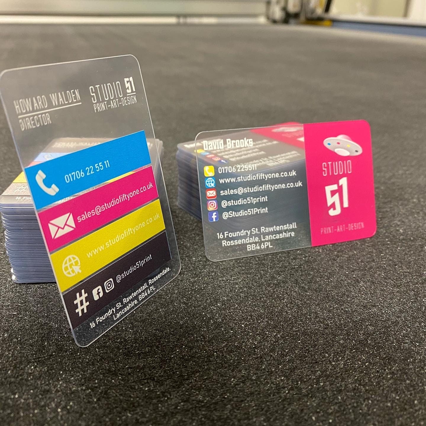 Clear Business Cards 100 Off - Etsy