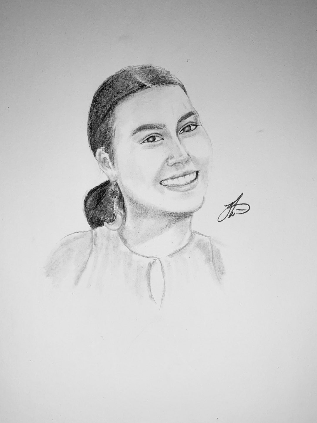 Custom 8x10 Graphite Portrait - Etsy