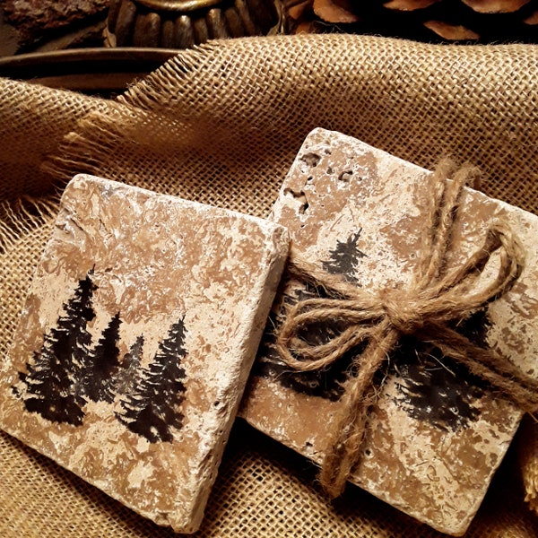 Pine Coasters - Etsy