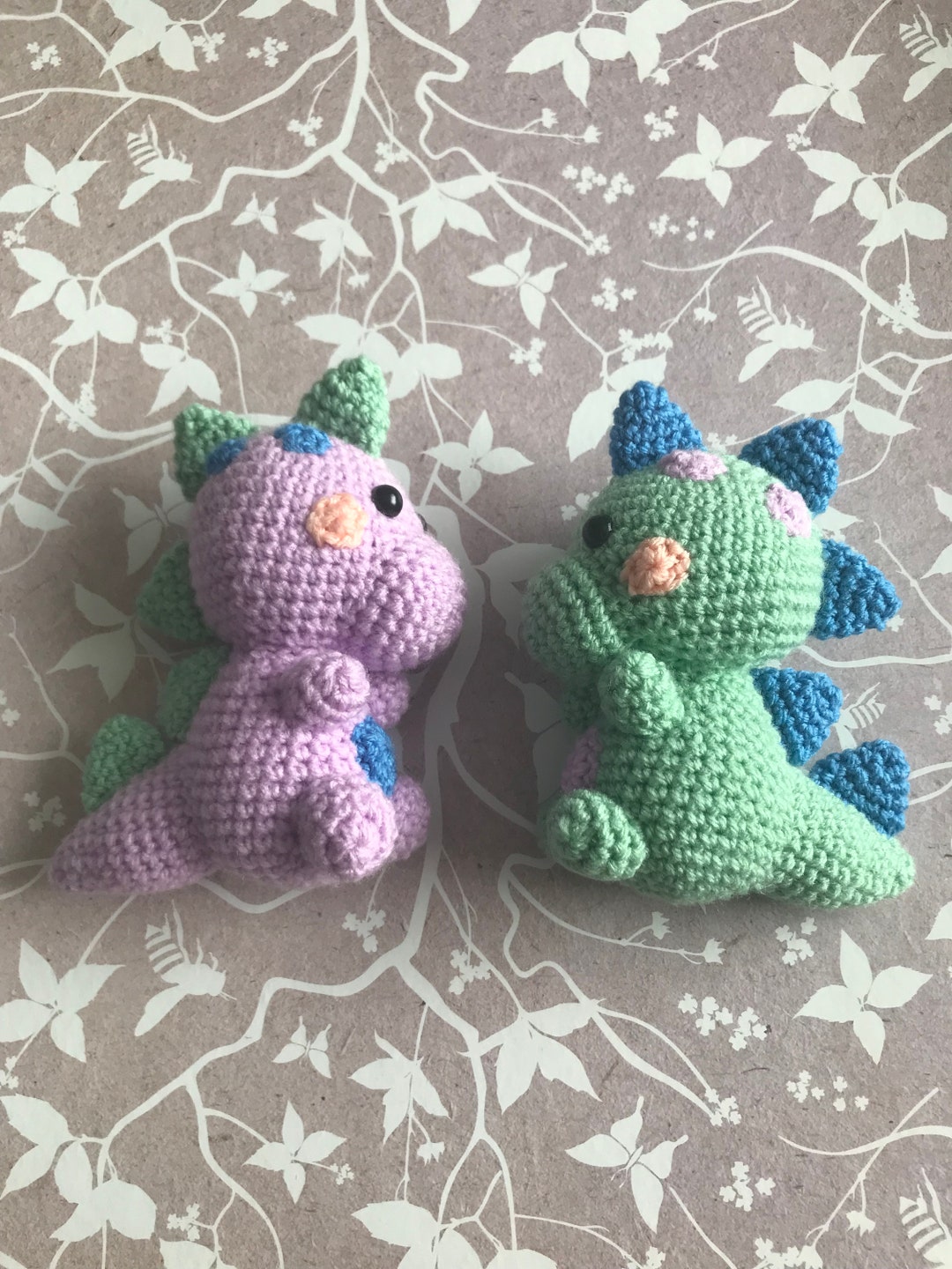 Cute Small Crochet Dinosaur/t-rex Plushie - Etsy