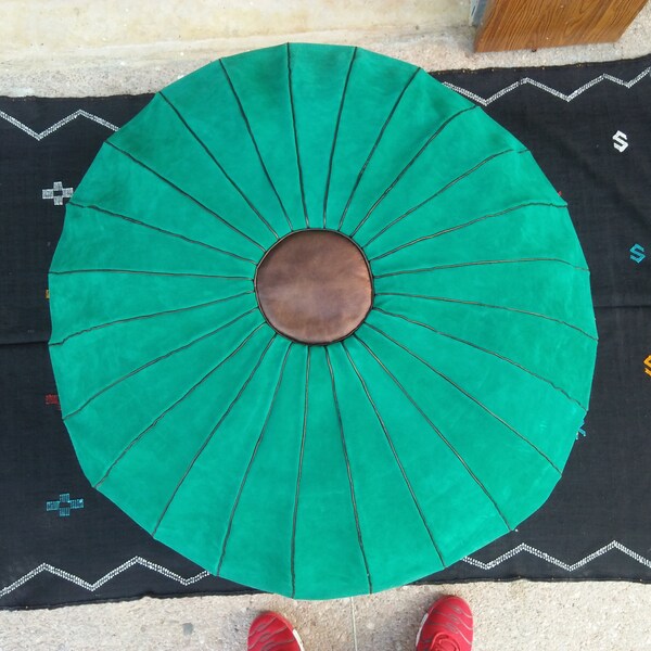 Turquoise Pouf - Etsy