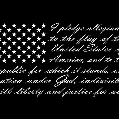 2nd Amendment American Flag Pledge of Allegiance Pledge - Etsy