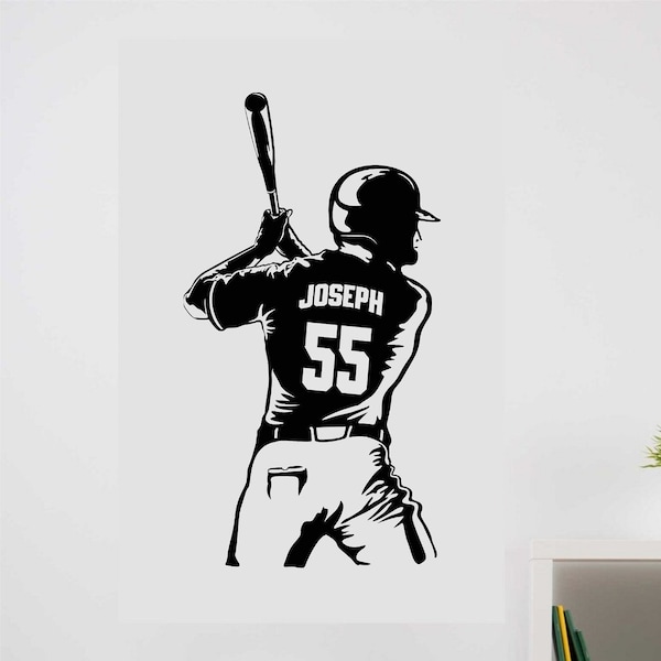 Baseball Wall Decal - Etsy
