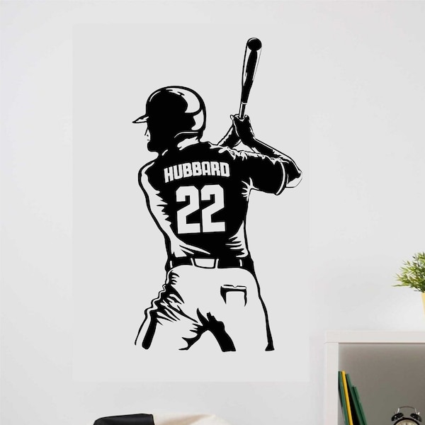 Baseball Wall Decal - Etsy