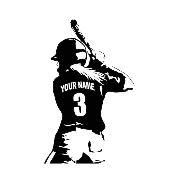 Softball Wall Decal - Etsy