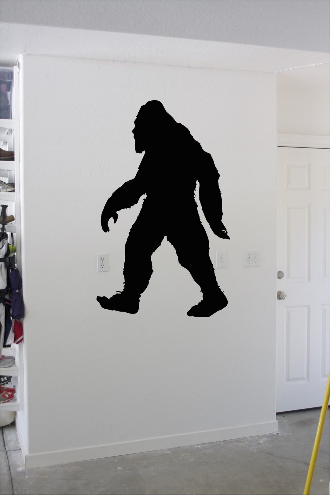 Large Bigfoot Yeti Sasquatch Wall Decor Vinyl Decal Sticker - Etsy