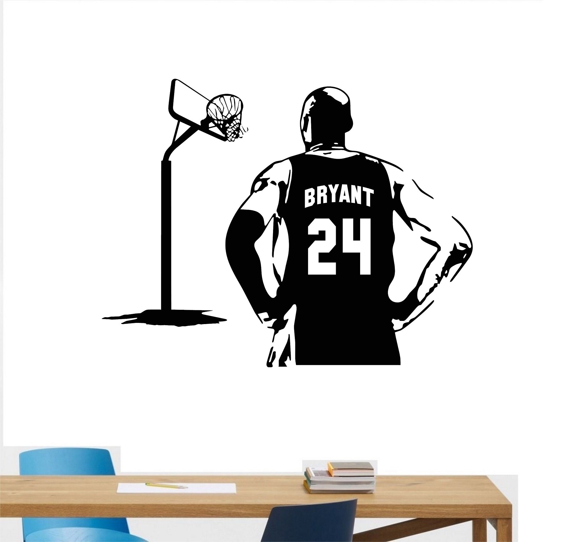 Personalized Custom Basketball Player Wall Decal Choose Your | Etsy