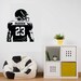 Personalized Custom Football Wall Decal - Choose Your Name & Numbers ...