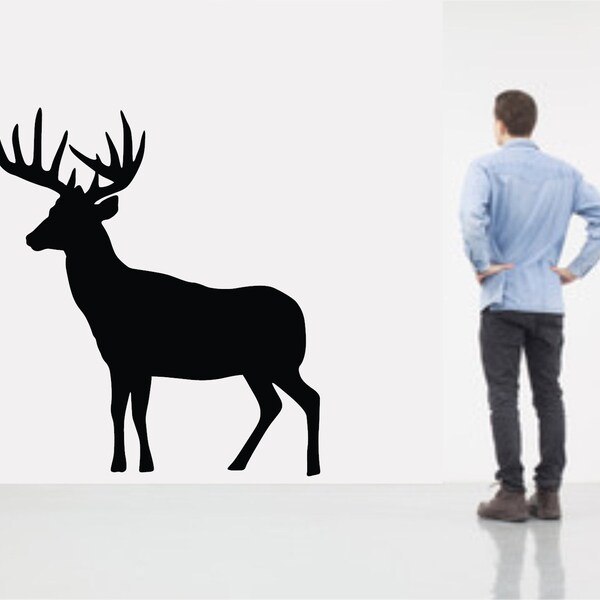 Deer Vinyl Wall - Etsy