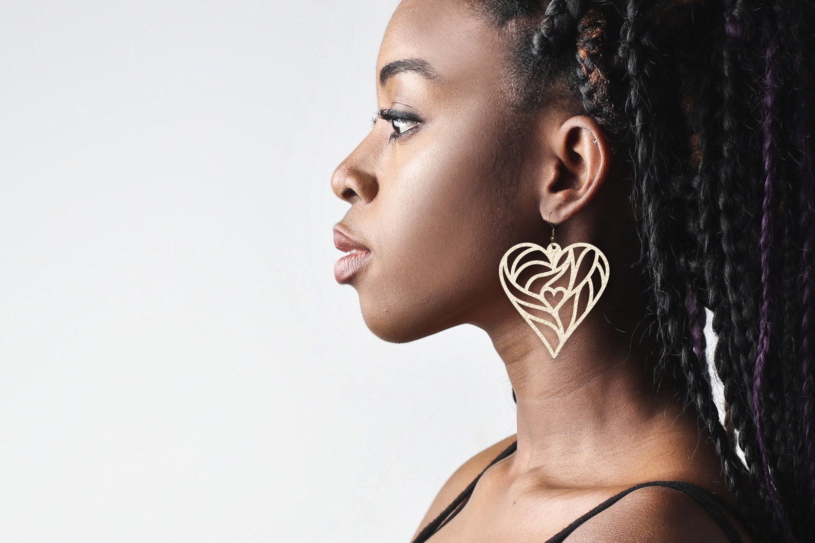 Heart Earring Svg Bundle Valentine Earring Svg Cut File for - Etsy