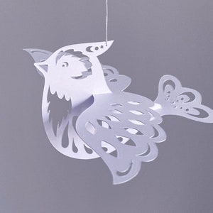 Layered 3d Birds Svg Bundle, Paper Bird Template, DIY Decor Svg Cut ...