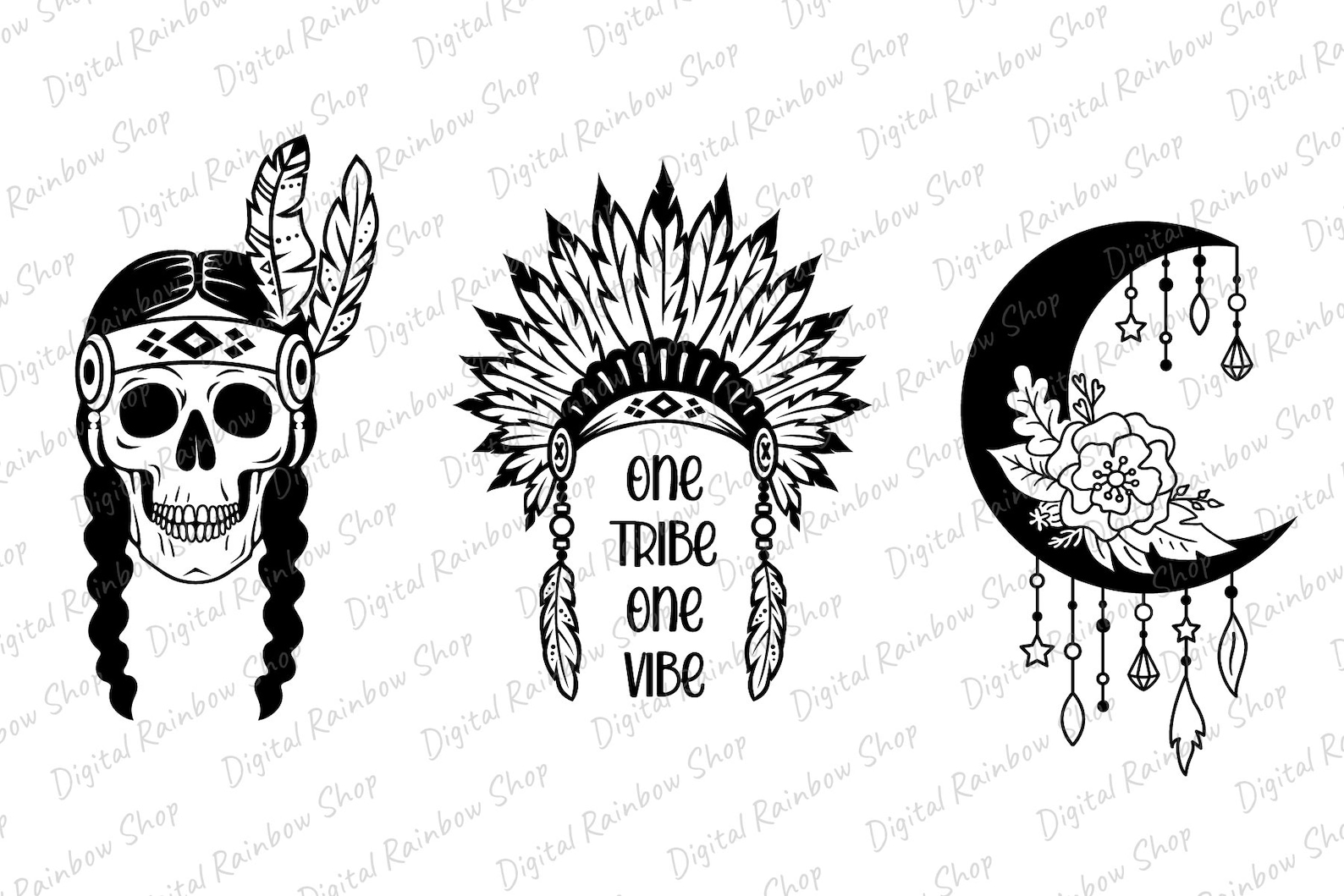 Tribal Svg Bundle, Native American Svg Cut File for Cricut, Boho Svg ...