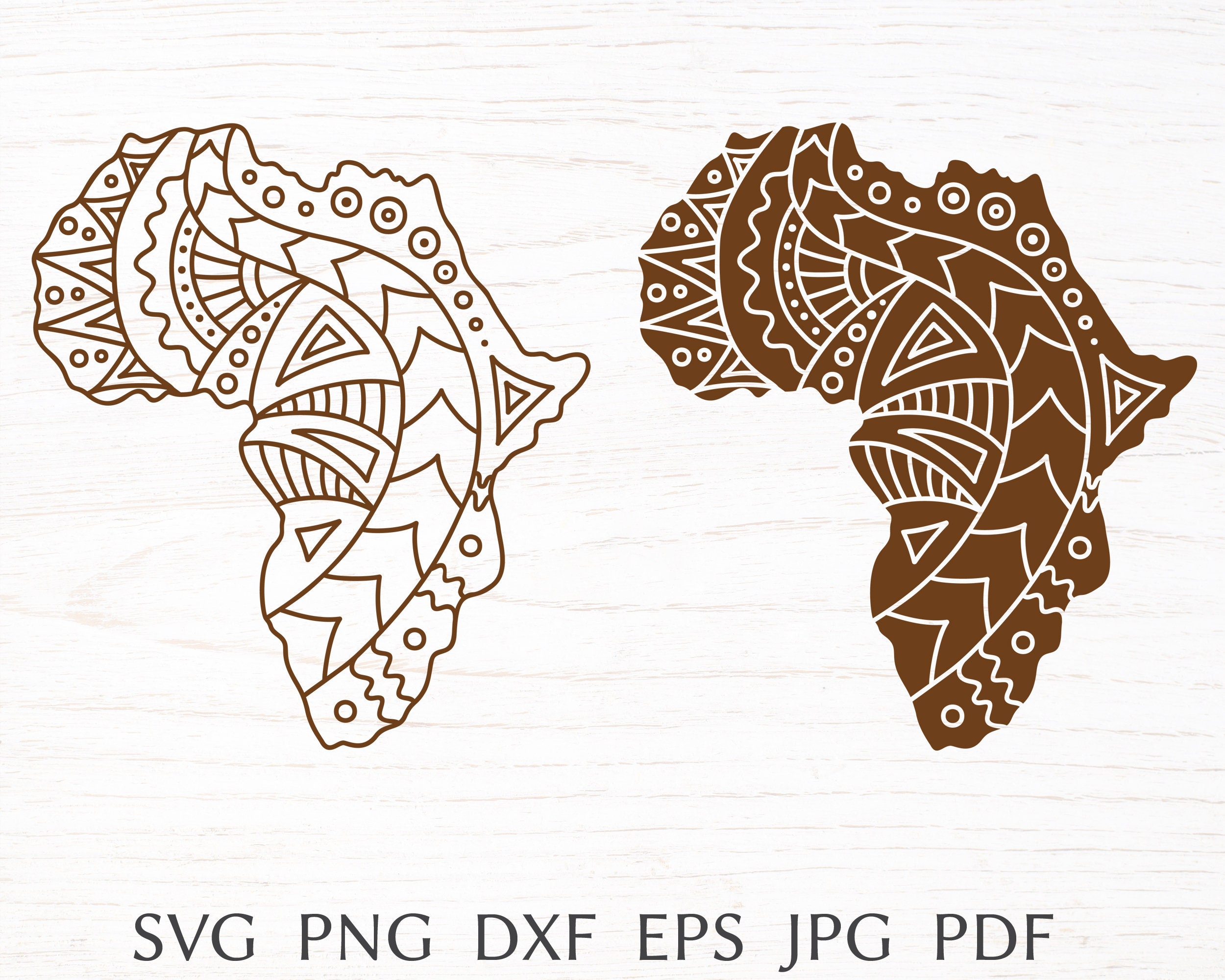 Africa Map Svg Black History SVG Cut File for Cricut Travel - Etsy