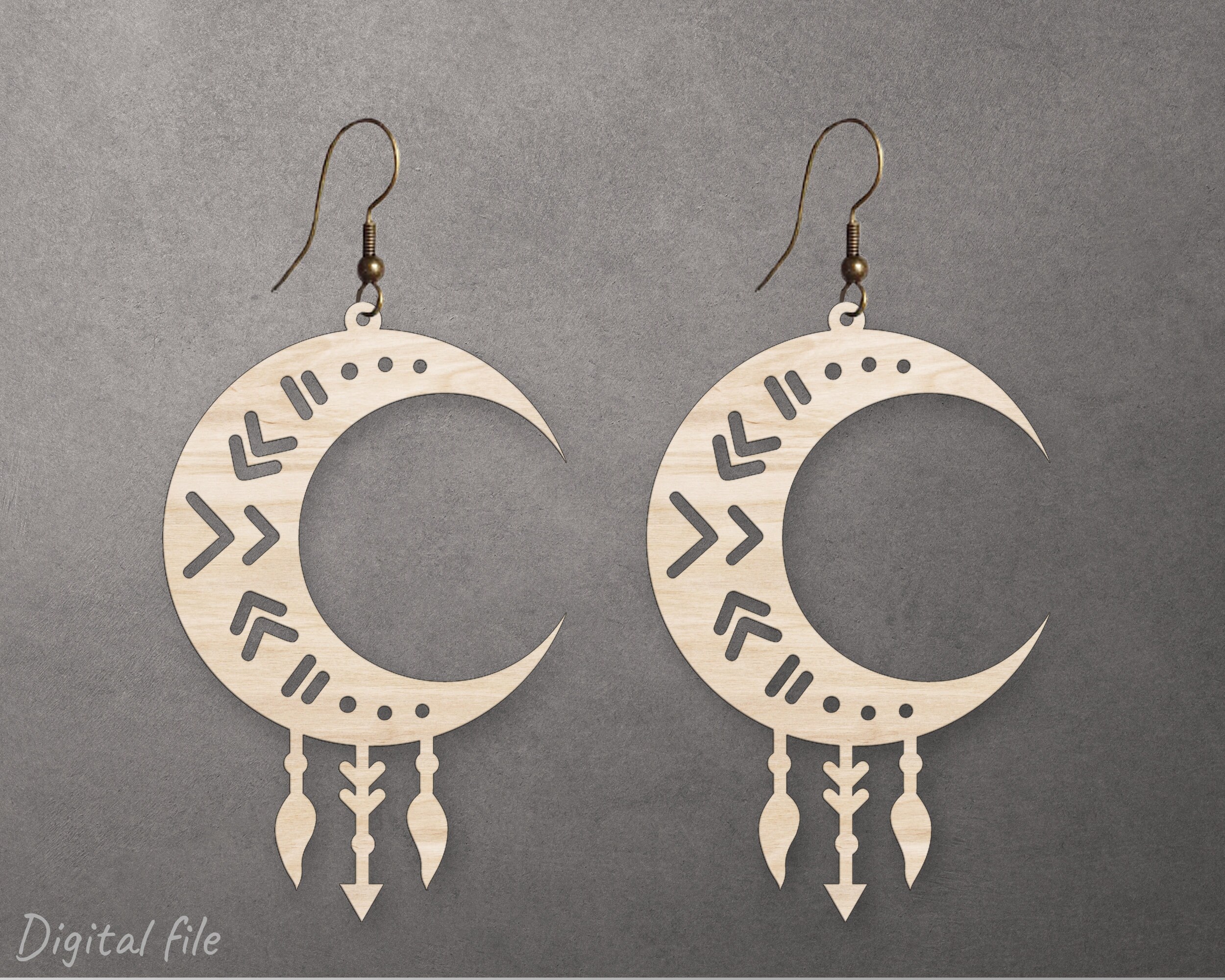 Earring Svg File for Cricut Boho Leather Earring Bundle - Etsy