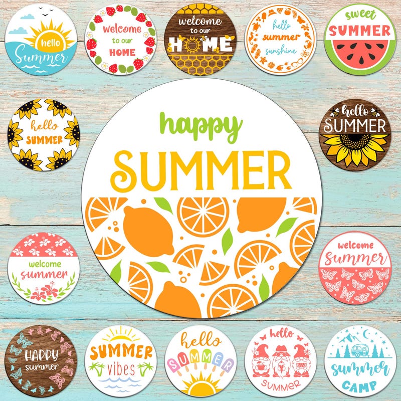 Welcome Summer Clipart - Etsy