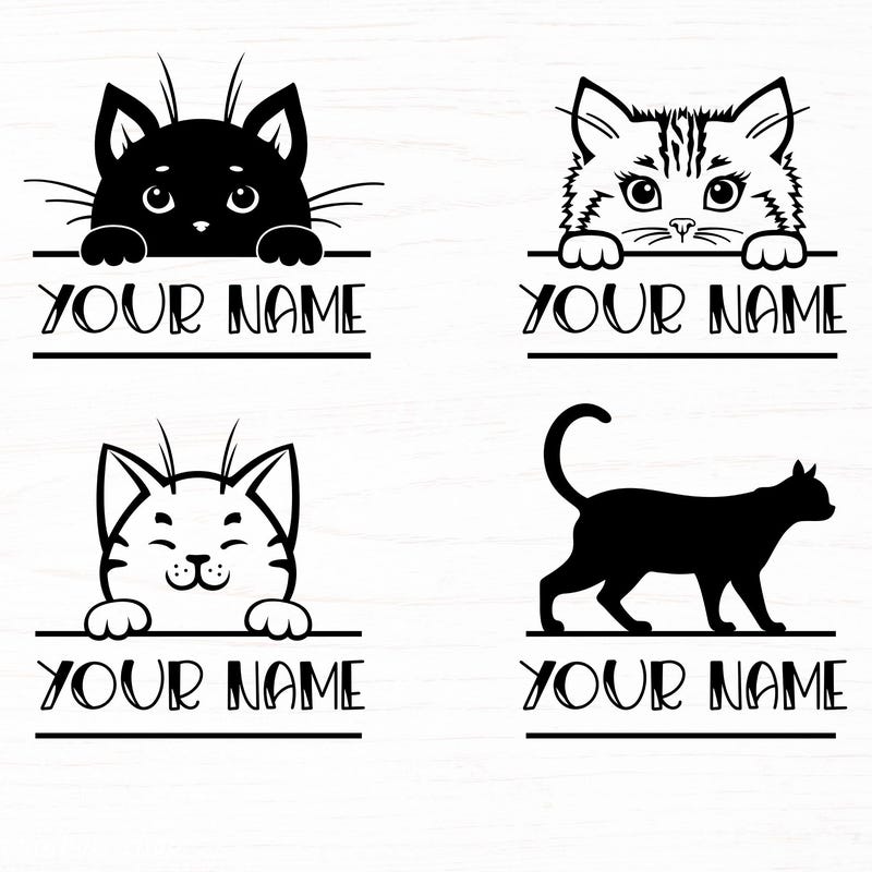 Cat Tails Decal - Etsy