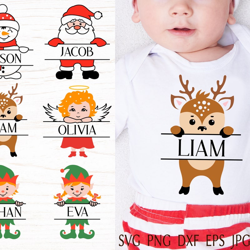 Kids Christmas Svg - Etsy