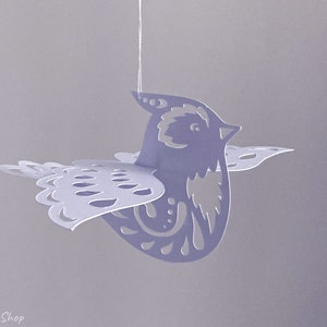 Layered 3d Birds Svg Bundle, Paper Bird Template, DIY Decor Svg Cut ...