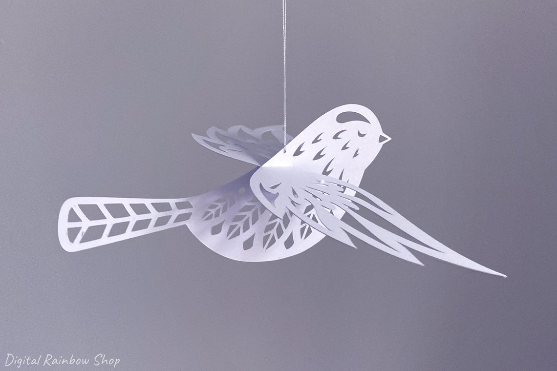 Layered 3d Birds Svg Bundle Paper Bird Template DIY Decor - Etsy UK