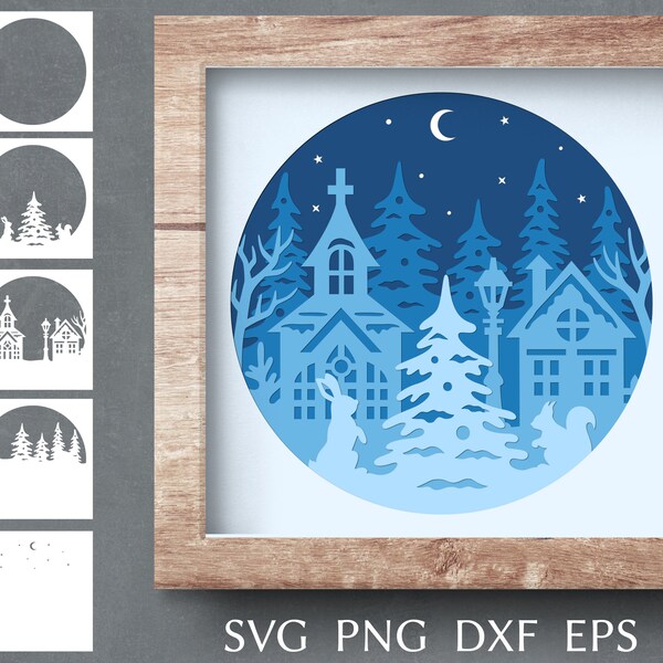 Shadow Box Svg - Etsy
