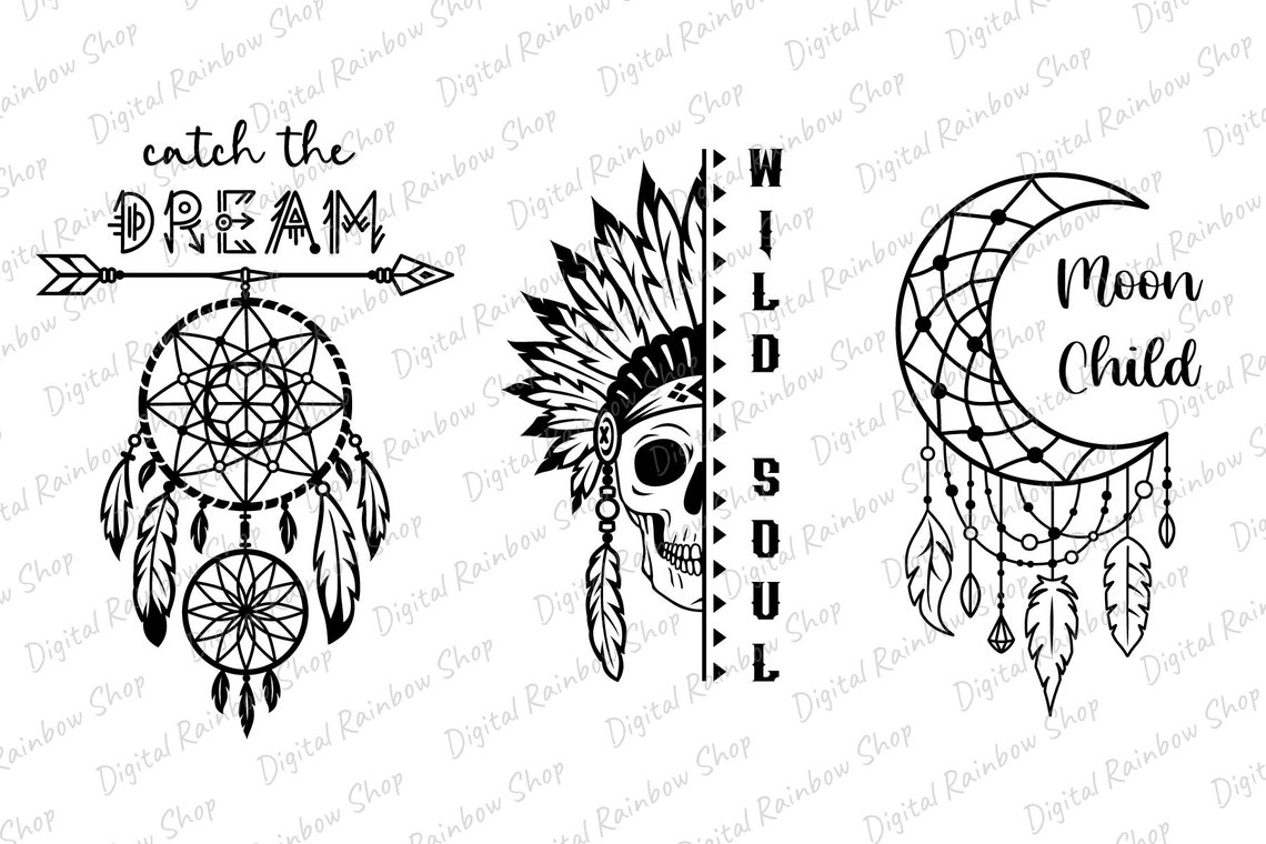 Tribal Svg Bundle, Native American Svg Cut File for Cricut, Boho Svg ...
