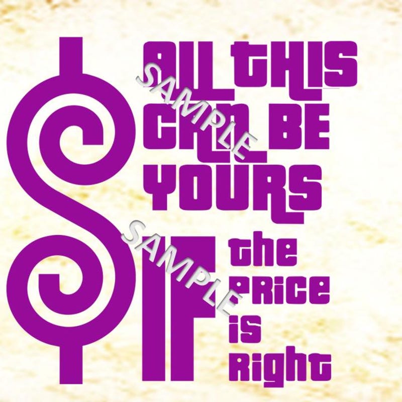 The Price is Right Svg - Etsy
