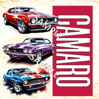 Chevrolet Camaro Z28 SVG Classic Cars Svg Cut Ready Clip Art ...