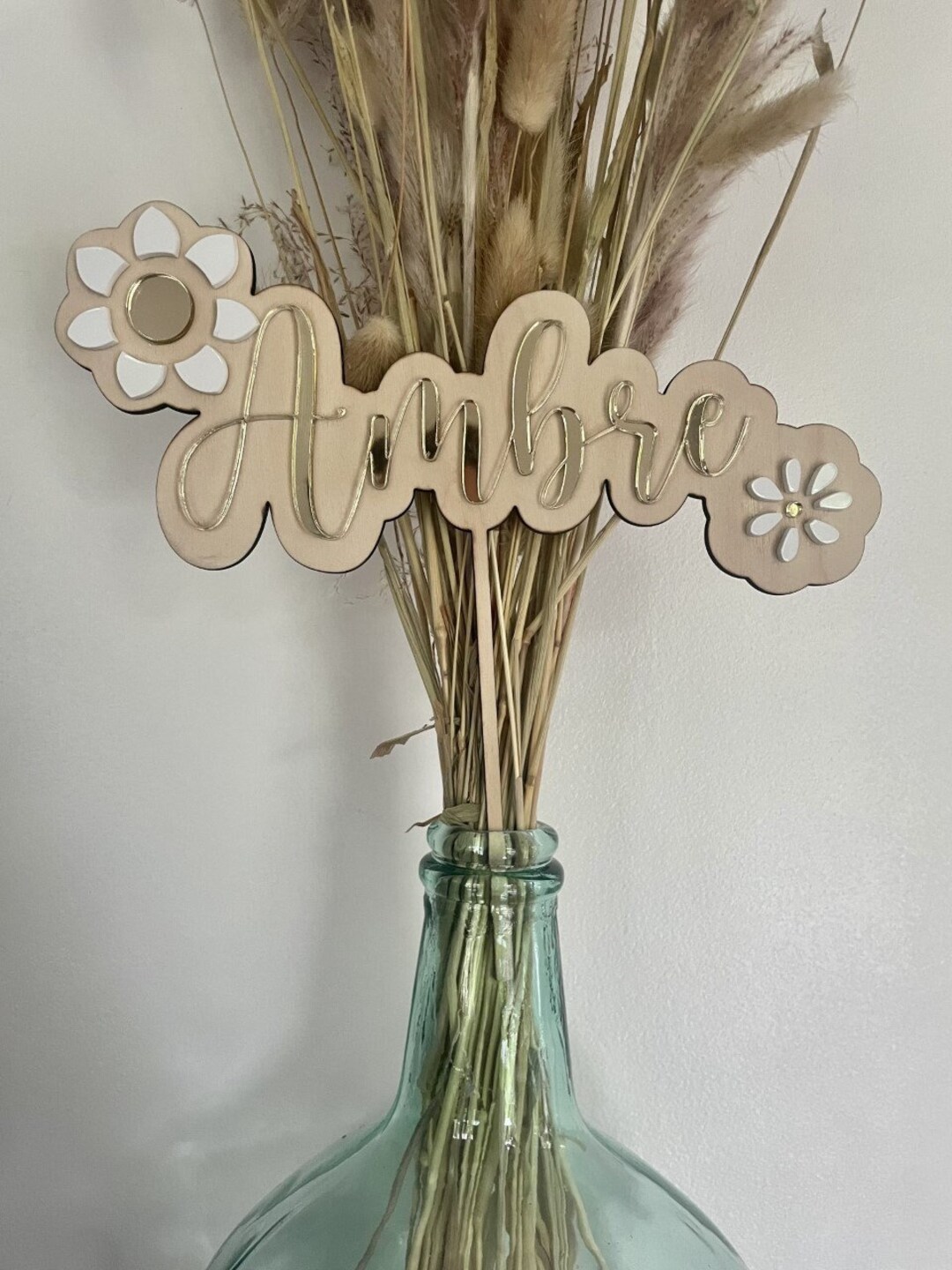 Cake Topper “FLOWER” - Etsy