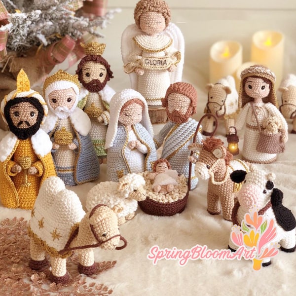 Cute Nativity Set - Etsy