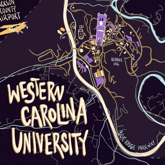 Western Carolina University Campus Map