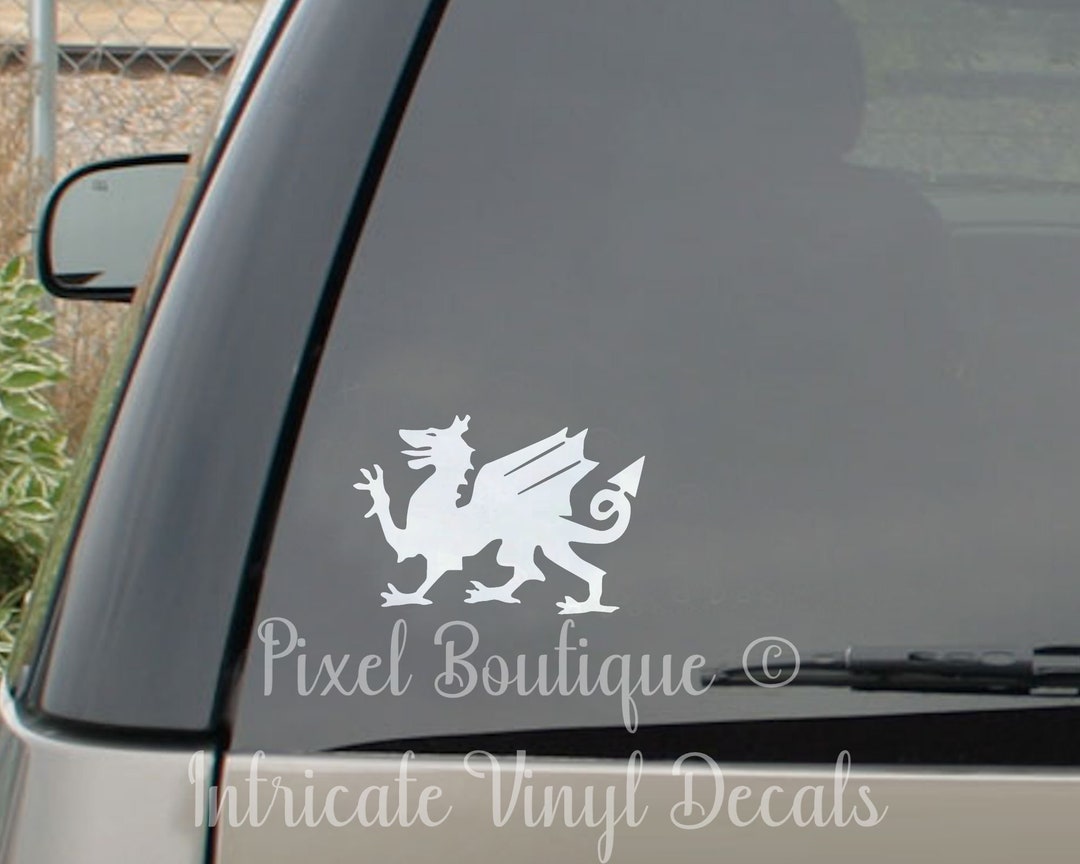 Welsh Dragon 1 Decal - Etsy