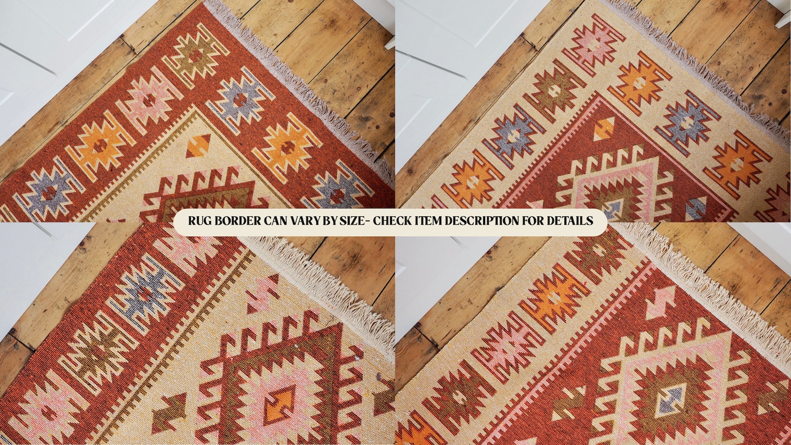 Rust Earth Cream Turkish Kilim Area Rug / Turkish Rug / Ikat Rug ...