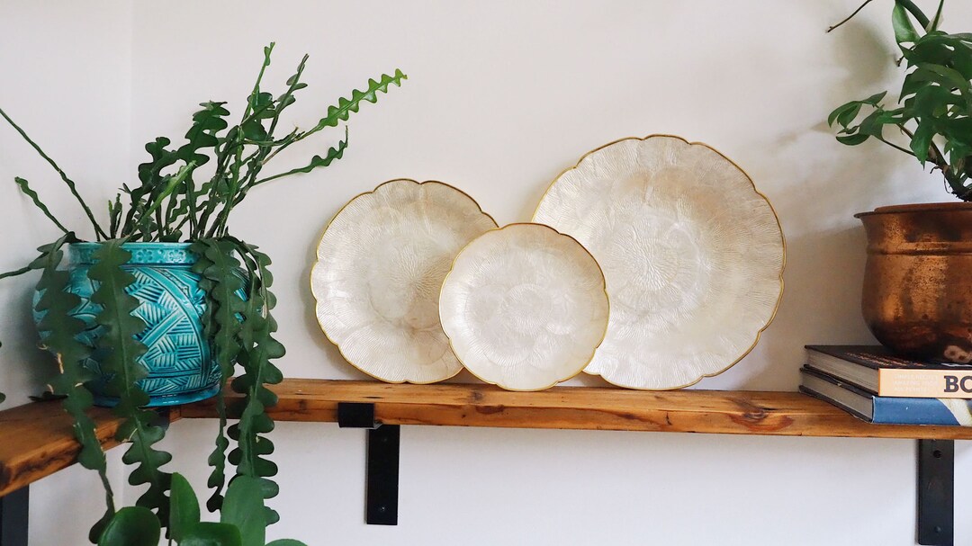 Round Capiz Shell Plates, Capiz Shell Trays, Capiz Shells Bowls - Etsy