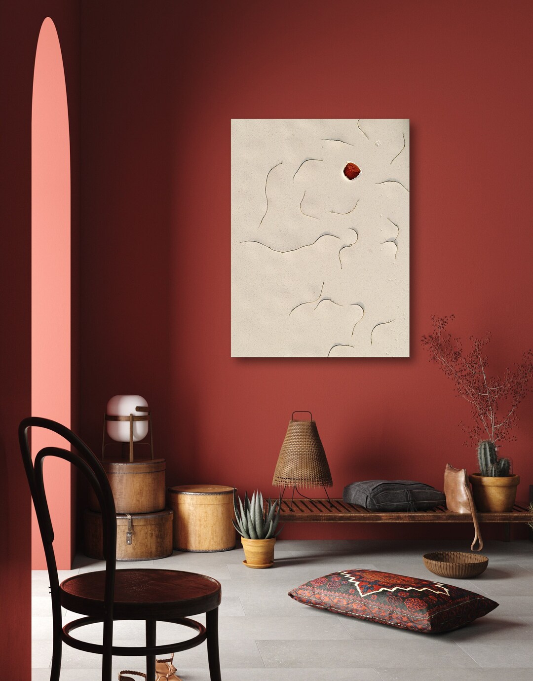 Red Dot // Mike Cable // Abstract Photography Wall Art, Large ...